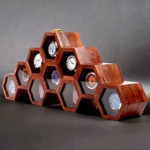Wooden Watch Box, Watch Storage Organizer, Watch Display Case, Watch ...