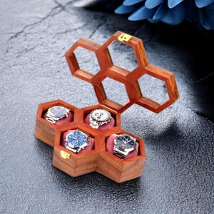 Wooden Watch Box, Watch Storage Organizer, Watch Display Case, Watch ...