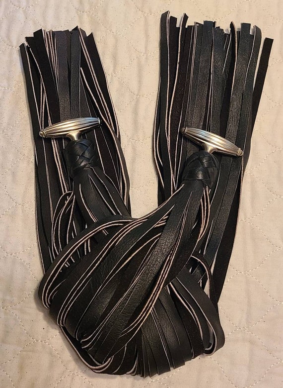Light Weight Black Deerskin Finger Flogger Set - Etsy