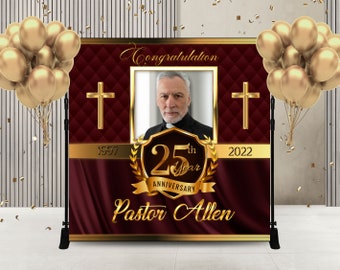 Pastoral Anniversary Backdrop - Etsy