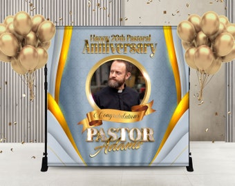 Pastoral Anniversary Backdrop - Etsy