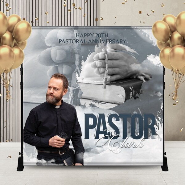 Pastor and Wife Anniversary Backdrop - Etsy