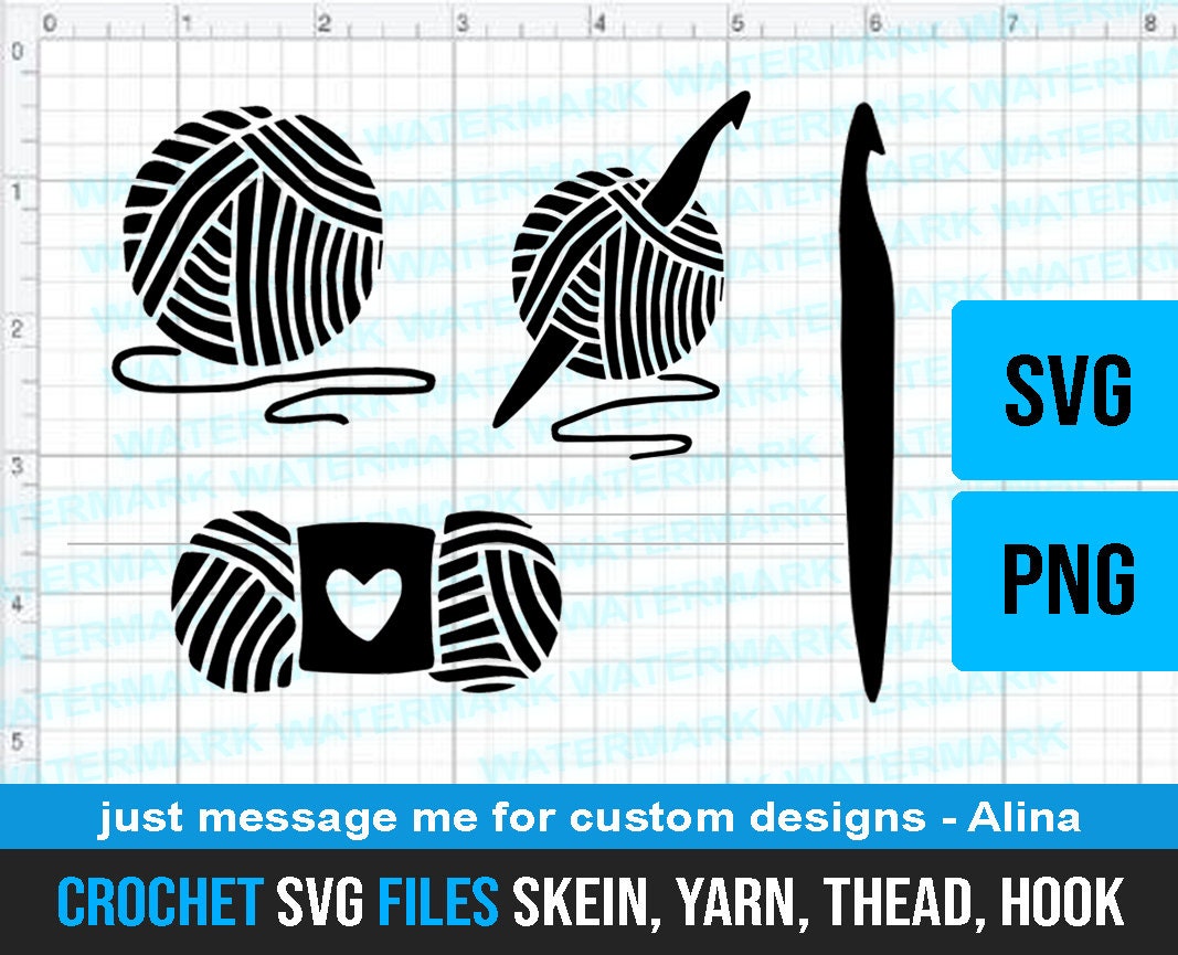 Crochet Svg, Crochet Hook Svg, Crochet Png, Crochet Hook Png, Crochet ...