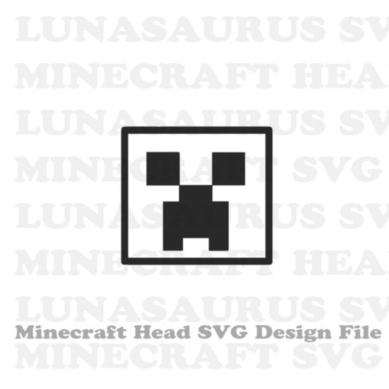 Mncrft Game Head Svg Head Png Design File - Etsy Australia