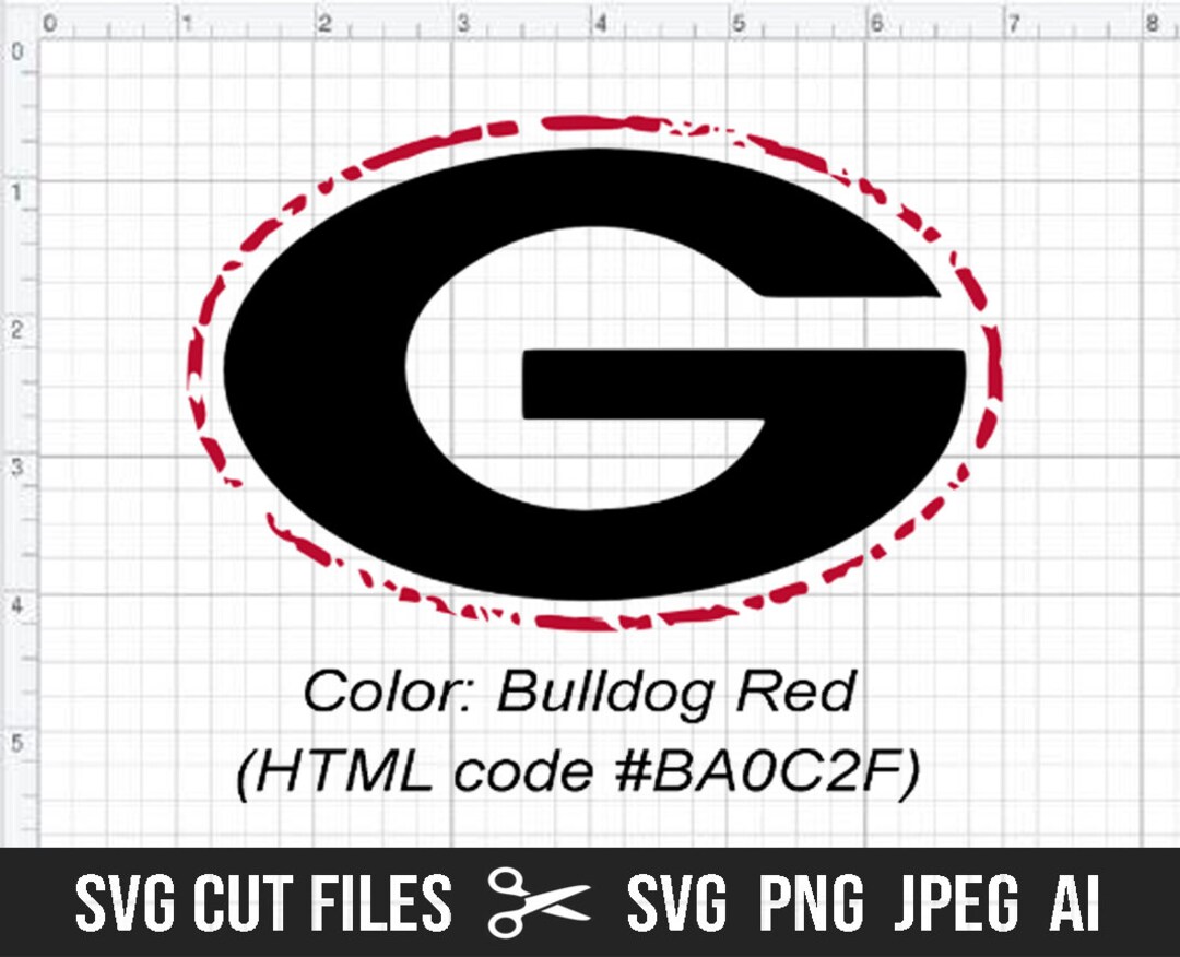 Georgia Football UGA College Game Day Cutting Machine Engraving Digital ...