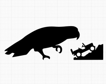 T-rex With Vehicle Decal Windshield Easter Egg for Jeep Wrangler - Etsy