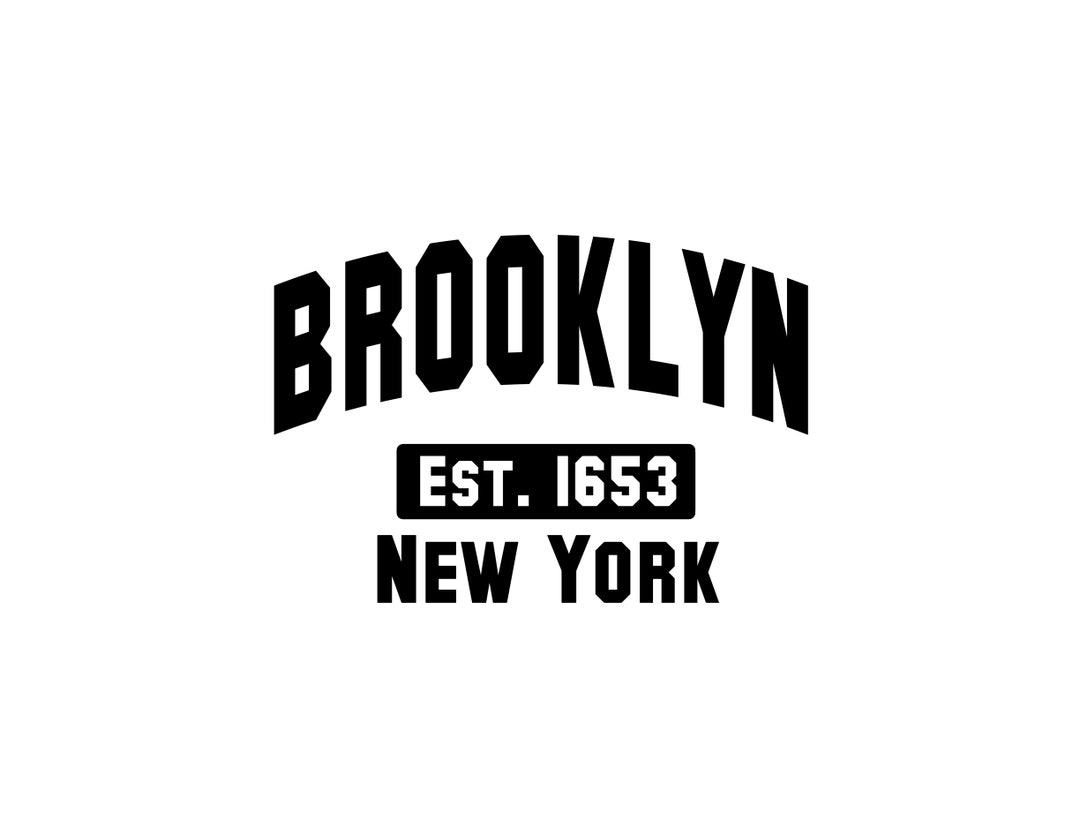 Brooklyn SVG Brooklyn Script Illustrator Vector File Brooklyn Png ...