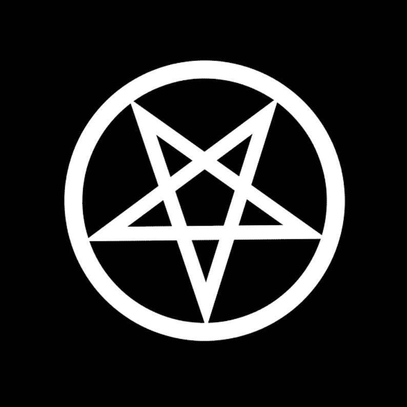 Pentacle Pentagram Star Shape Design SVG Cricut SVG Cut File - Etsy