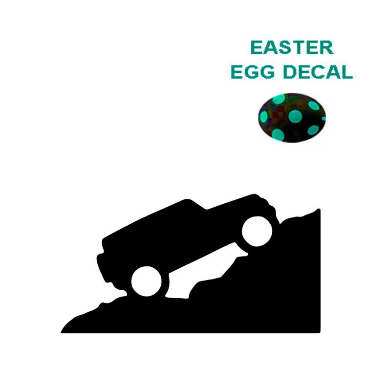 2 PREMIUM Jeep Car Window DECAL Jeep Windshield Stickers Easter Egg ...