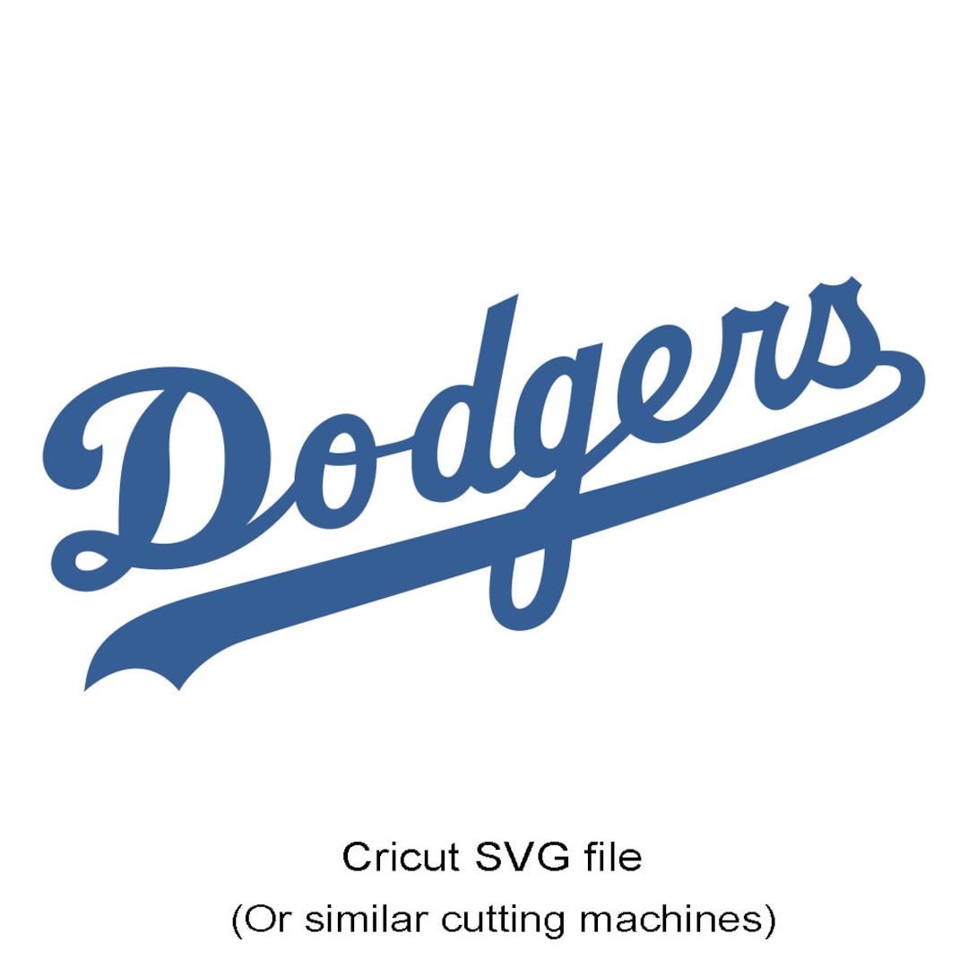 LA Dodgers SVG Cut File for Cricut t-shirt Design - Etsy