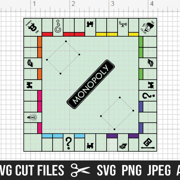 Monopoly Svg - Etsy