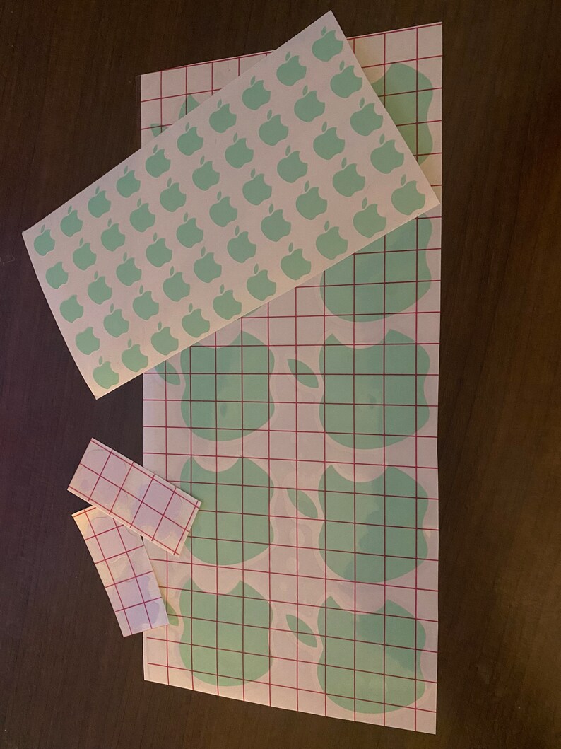 PREMIUM QUALITY Apple Logo Apple Decal Laptop Sticker Hologram, White ...