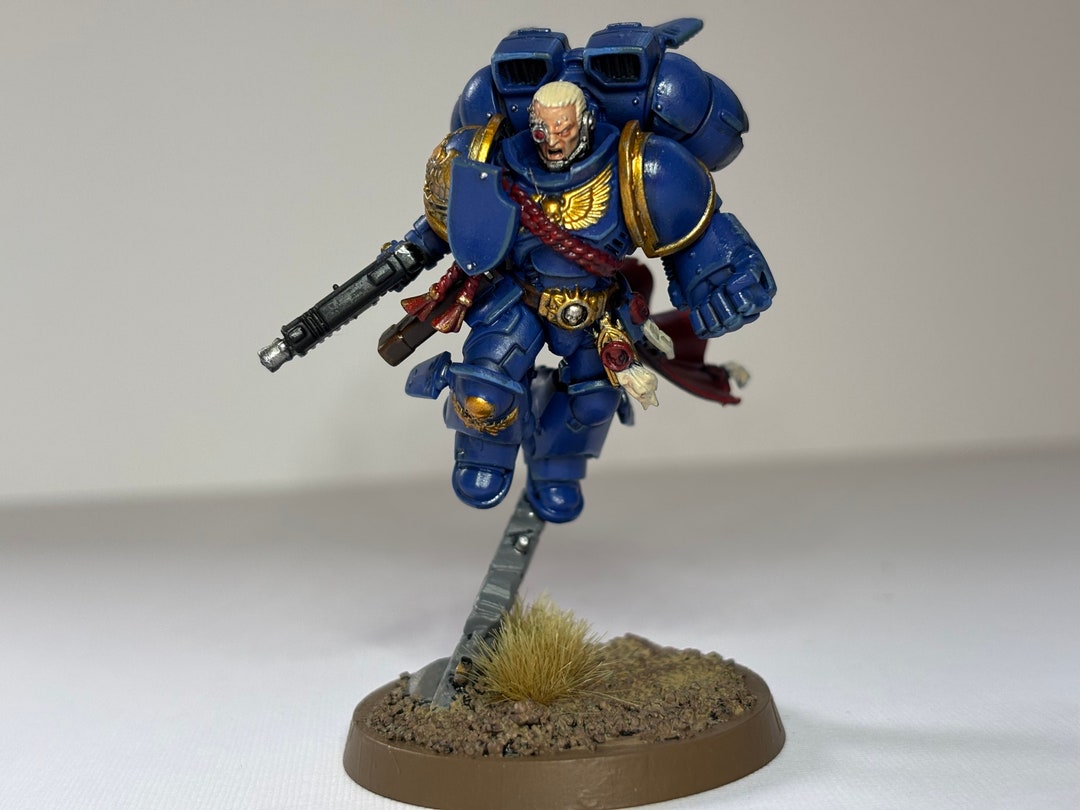 Warhammer 40k Space Marine Captain With Jump Pack - Etsy