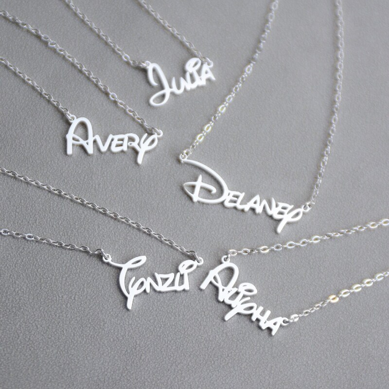 Girls Name Necklace - Etsy