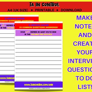 25 TA Interview Questions Answered - Primary or Secondary School - TA ...