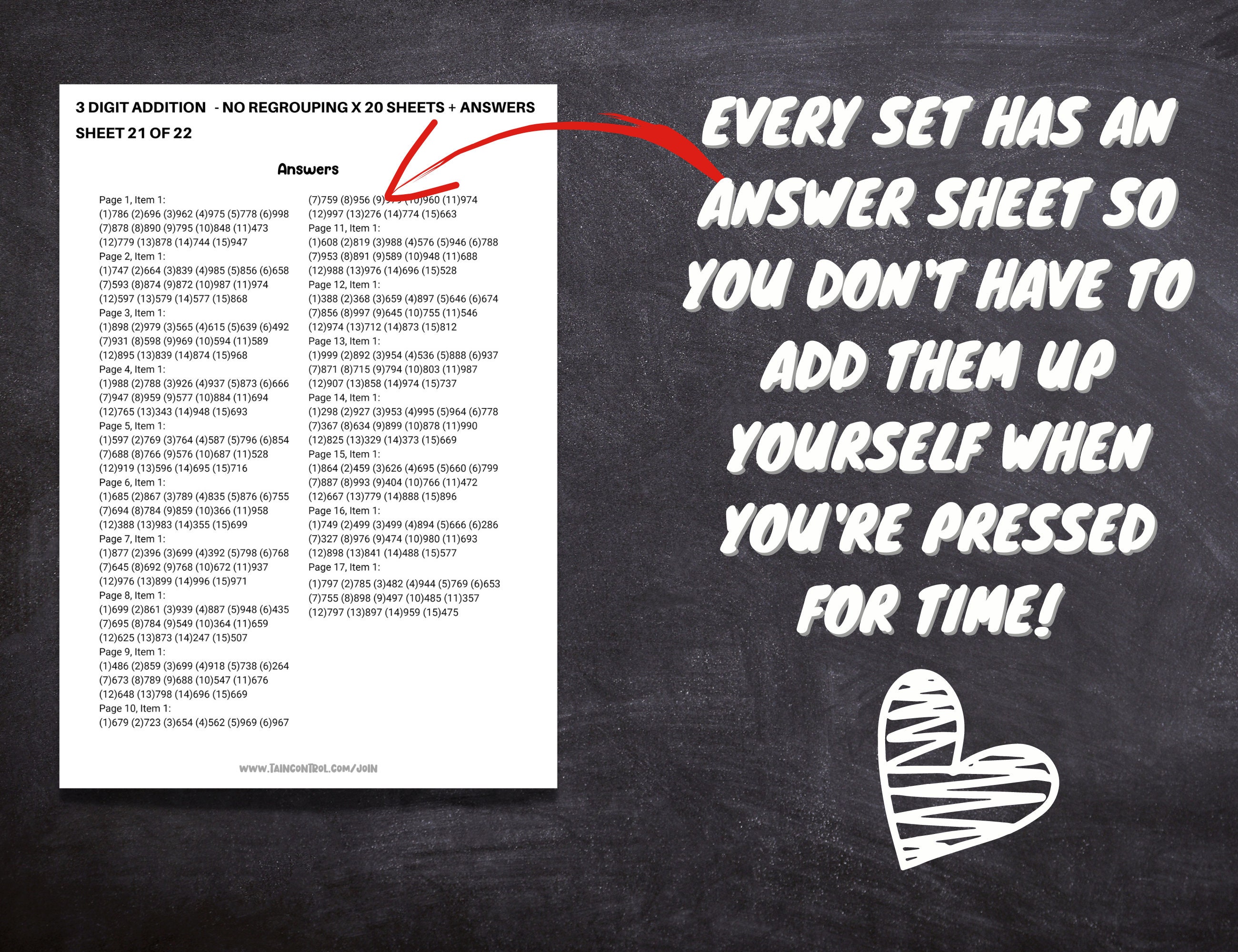 1 2 and 3 Digit Addition No Regrouping Adding Worksheets - Etsy