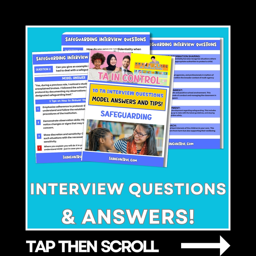 10 Safeguarding Questions and Answers - Primary or Secondary School ...