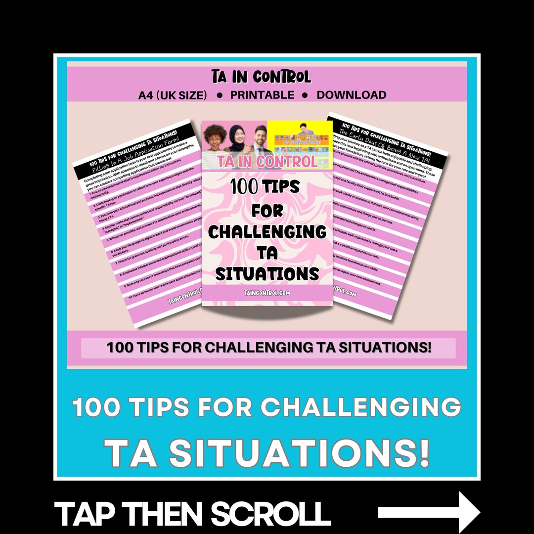 Teaching Assistant - 100 Tips for Challenging TA Situations - Primary ...