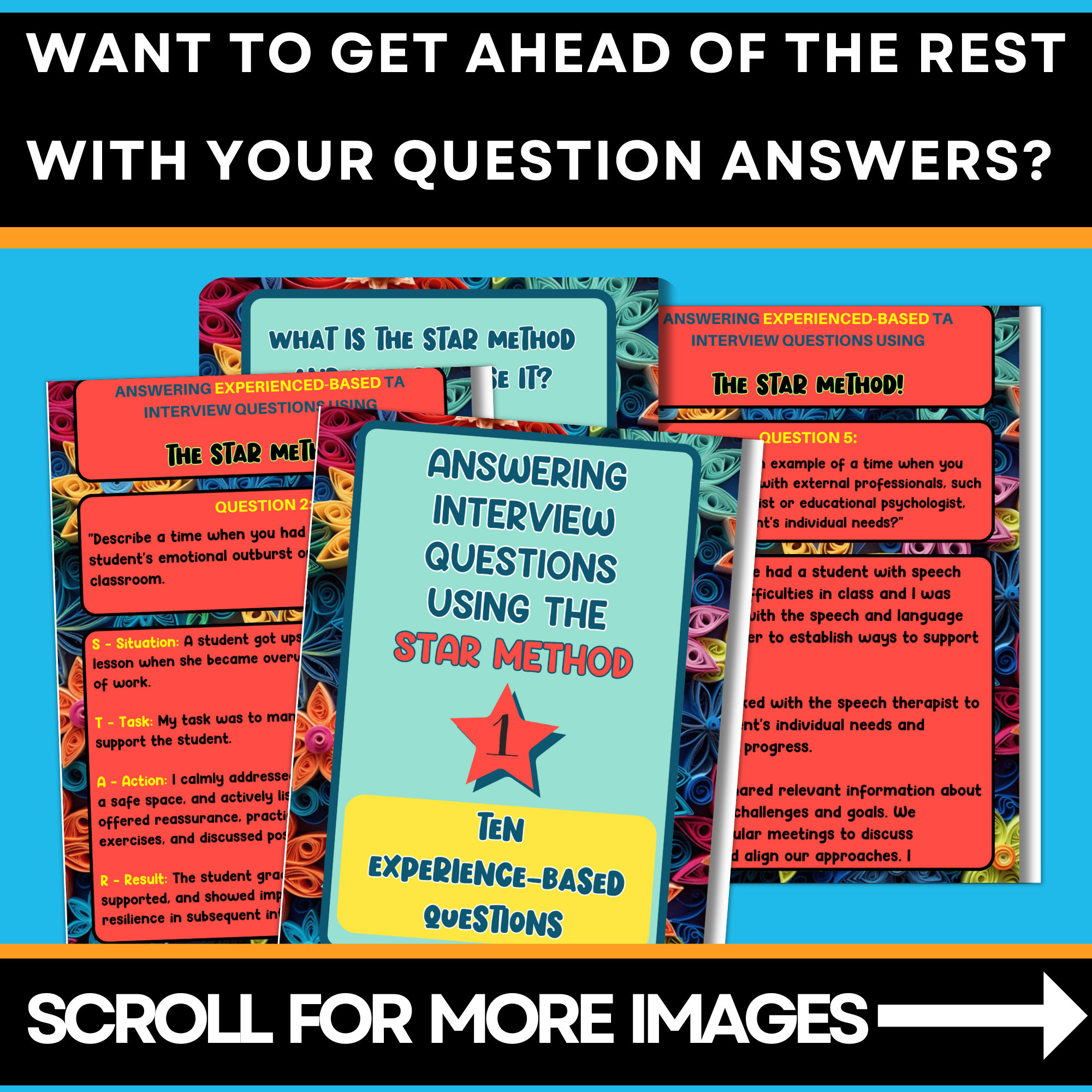 Star Method Interview Answers X 10 TA Interview Questions and Answers ...