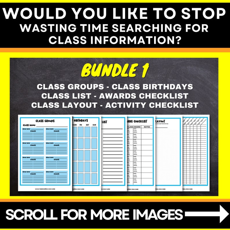 TA Planner Bundle: Checklists & Worksheets for Primary/secondary School ...