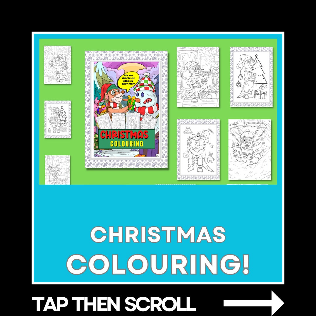 60 Printable Christmas Colouring Pages - Christmas Meerkats - TA in ...