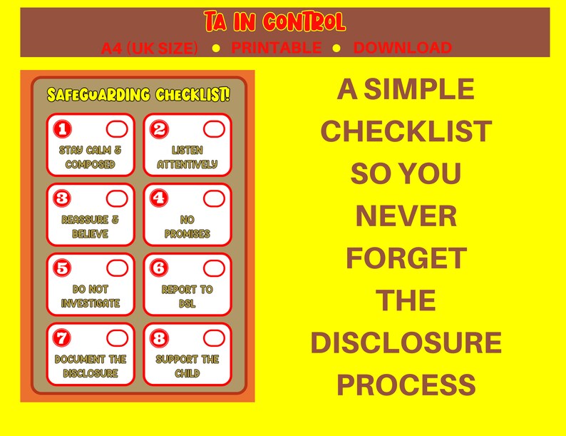 Safeguarding Checklist Plus 5 Interview Questions Answered - Primary or ...