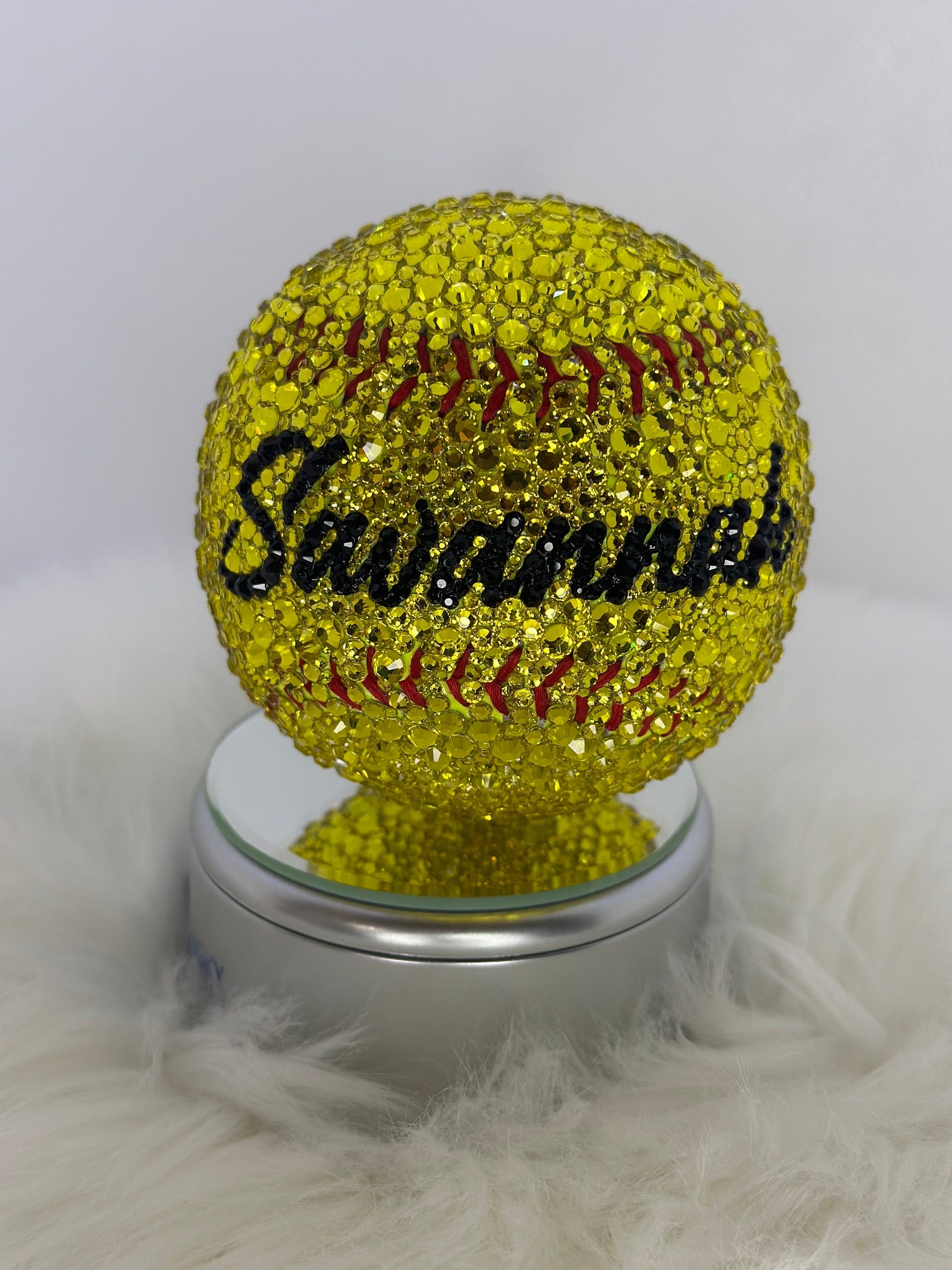Blinged Softball - Etsy
