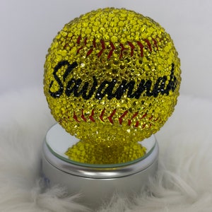 Blinged Softball - Etsy