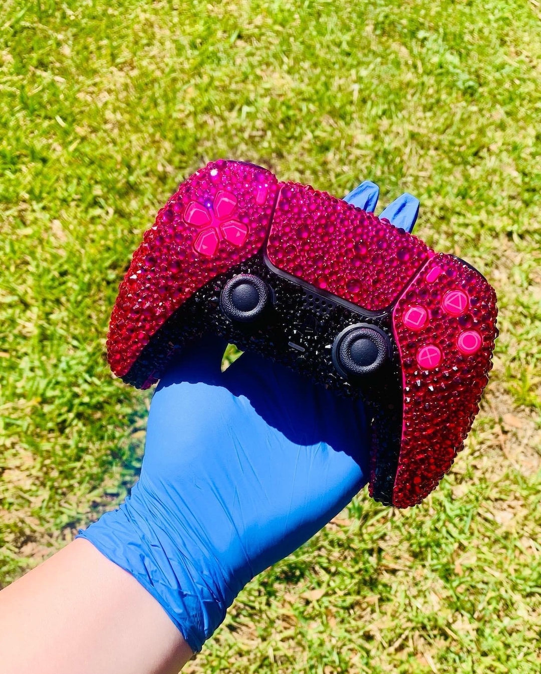 Custom Rhinestone PS5 Controller | Bling Playstation 5 Controller ...