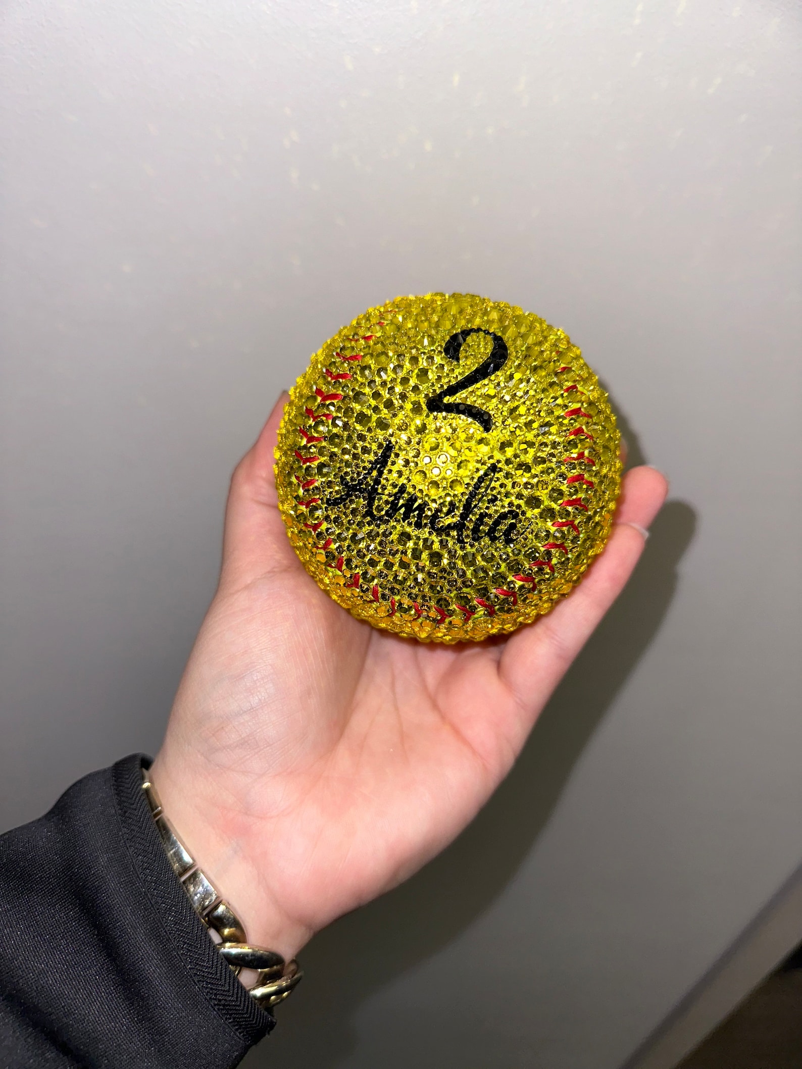 Blinged Softball - Etsy