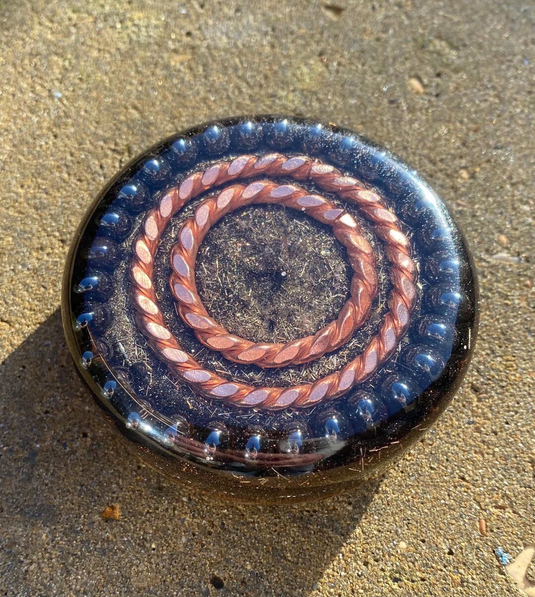 Large Orgonite Tower Buster With Twin Tensor Rings With Hematite. - Etsy