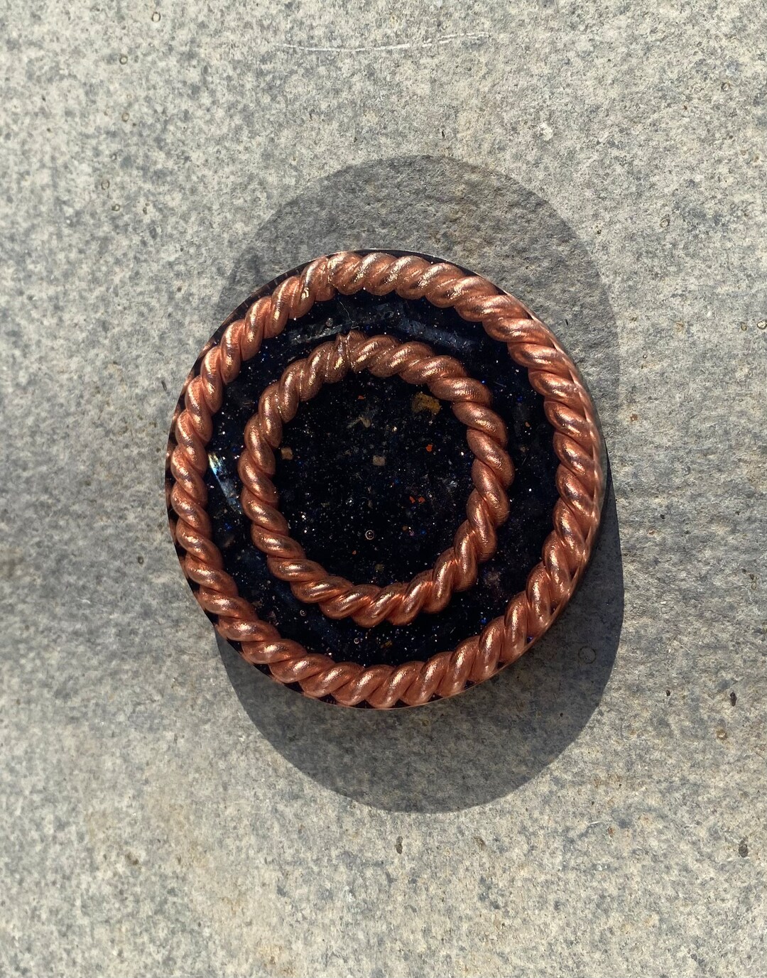 Pocket Orgonite With Twin Tensor Rings - Etsy