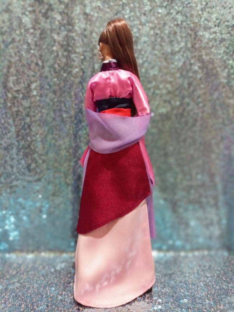 Doll Clothes Traditional Dress of Mulan Custom Handmade - Etsy