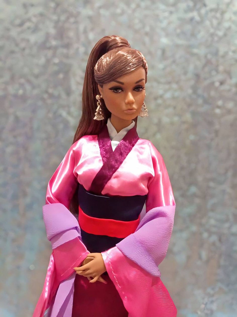 Doll Clothes Traditional Dress of Mulan Custom Handmade - Etsy