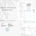 Canva Wedding Event Floral Invoice Fawn Bloom - Etsy