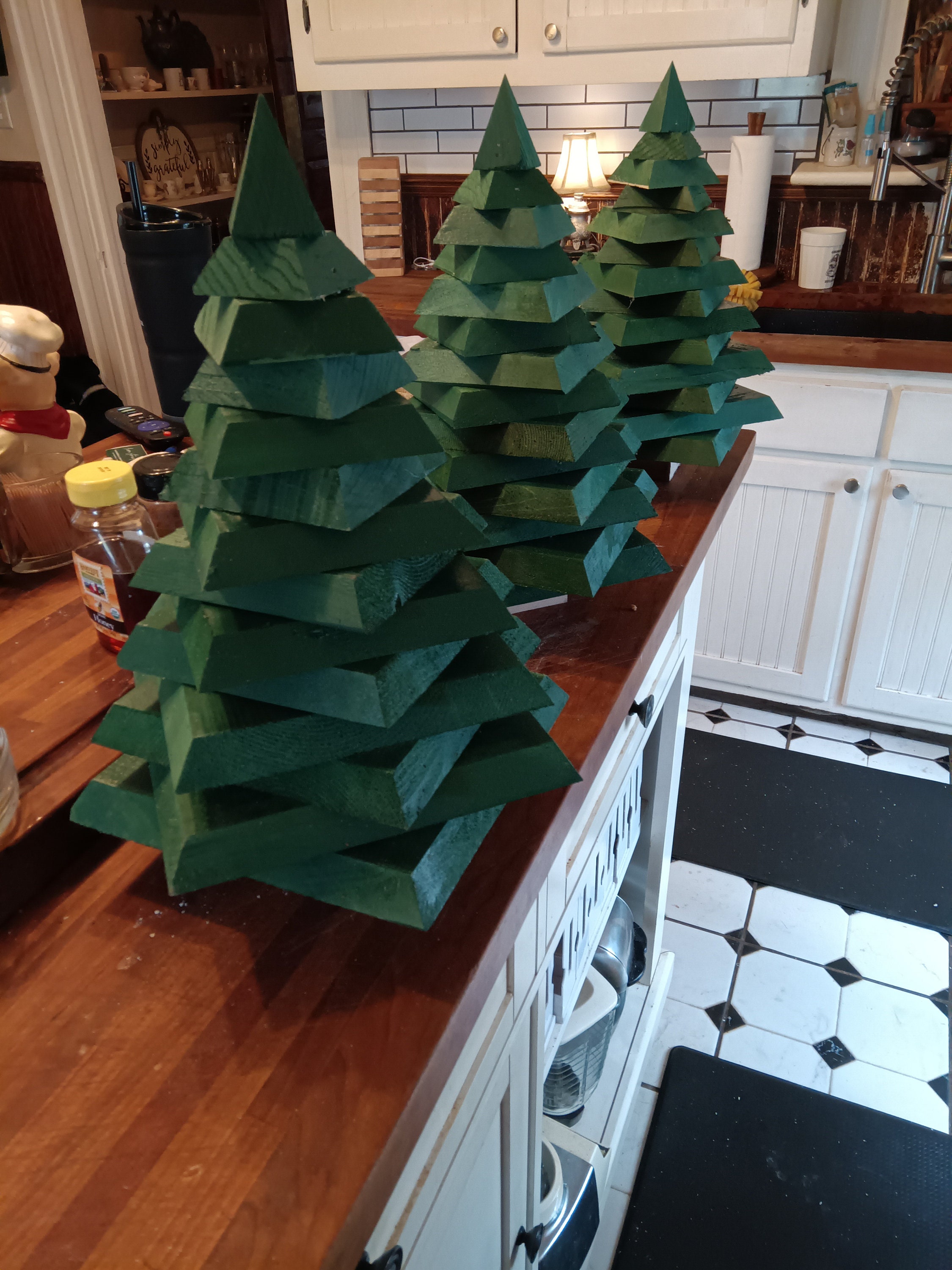 Handmade Wooden Christmas Tree - Etsy