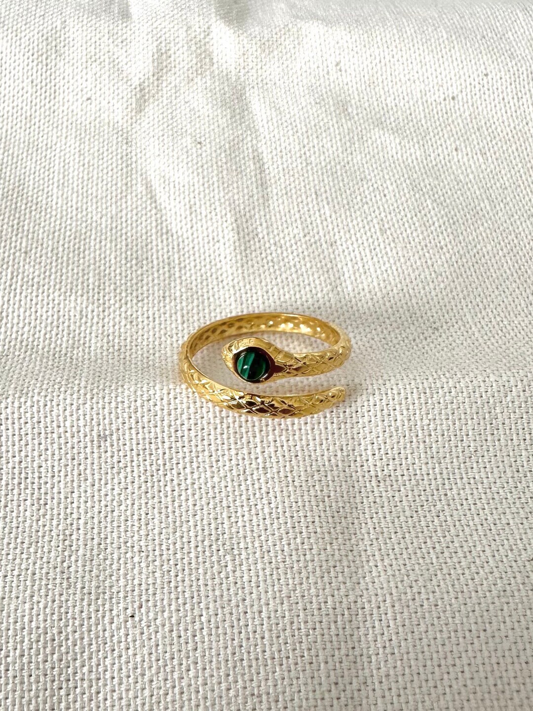 Adjustable Women's Snake-shaped Ring Stainless Steel Ring - Etsy