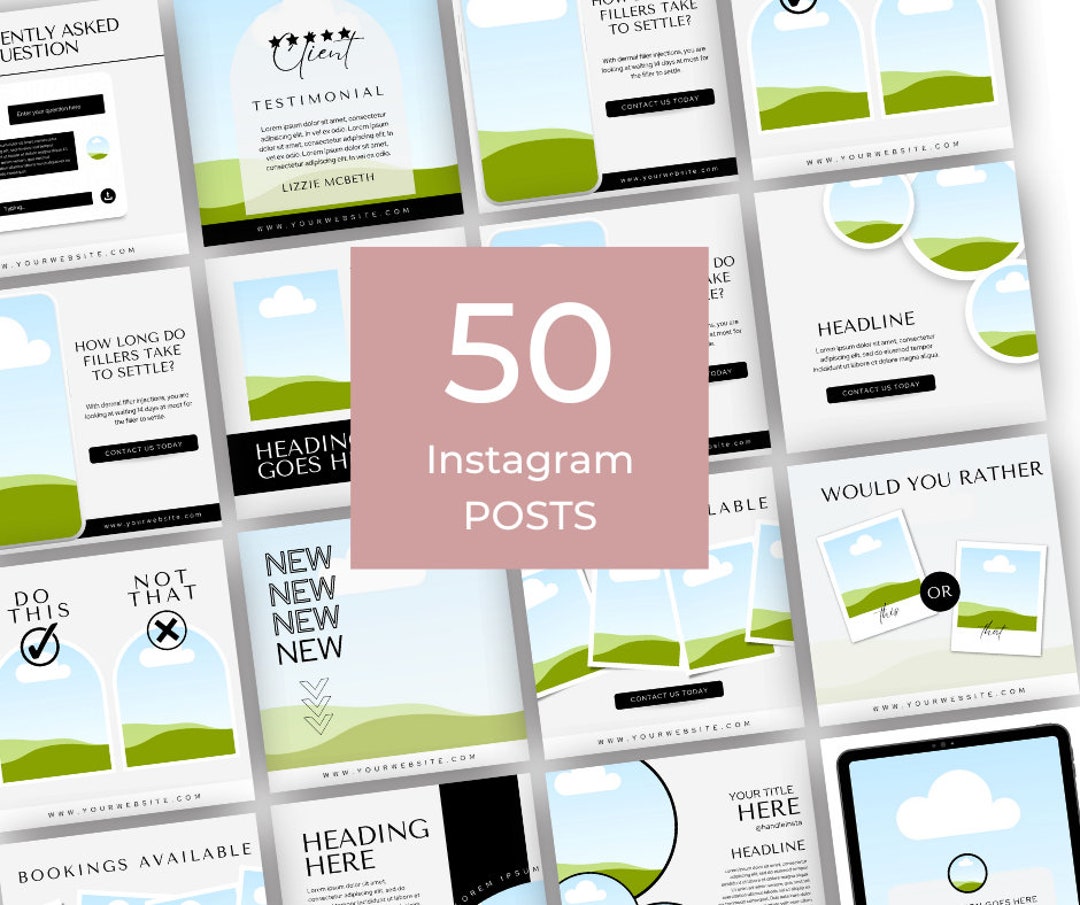 Instagram Social Media Mock Ups Mock up Sale Mock Ups Facebook Posts ...