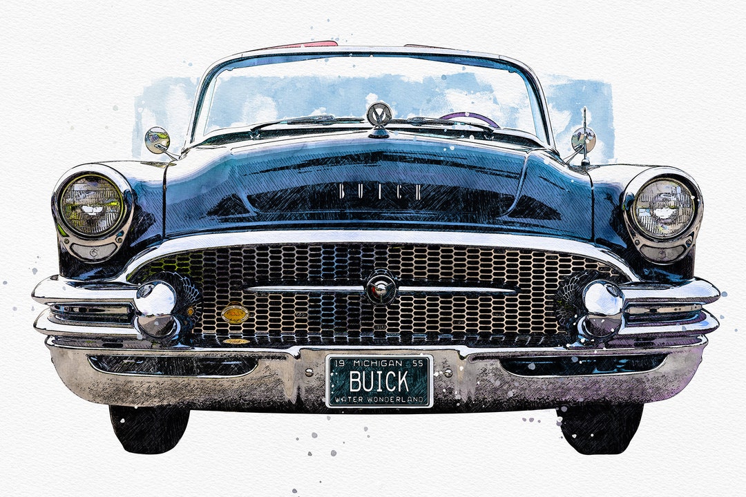 1955 Buick Super Series 50 - Automobile, Vintage, Retro, Historic ...