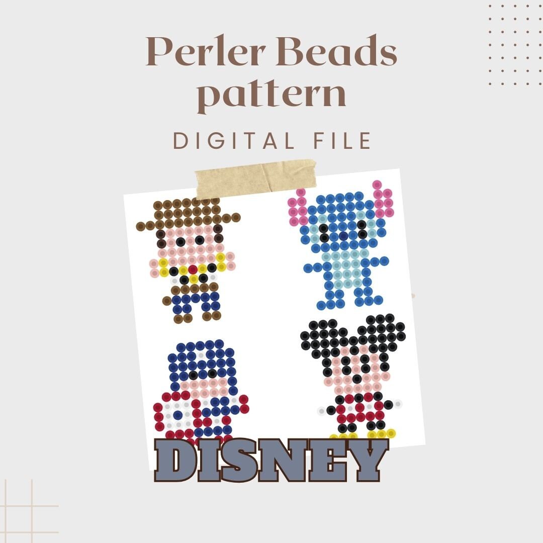 DIGITAL FILE Easy Perler Beads Pattern - Etsy