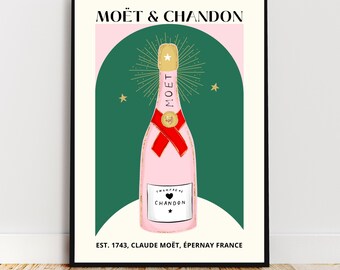 Moet Champagne Poster - Etsy