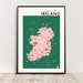 California Map, Pink California Poster, Illustrated Landmark Map, Pink ...