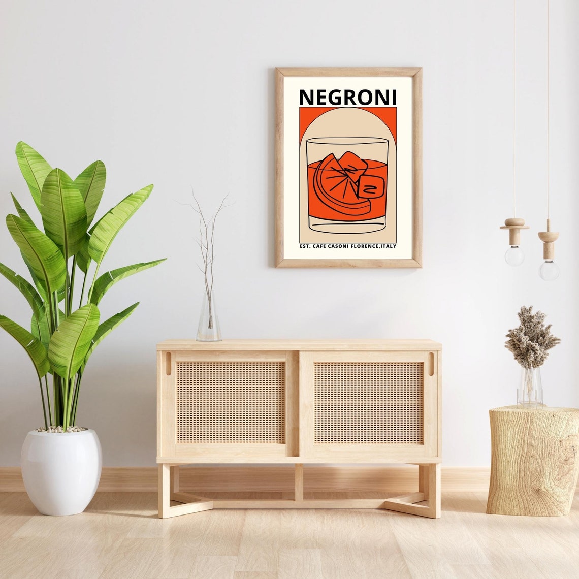 Negroni Print, Negroni Poster, Negroni Art, Negroni Wall Art, Negroni ...