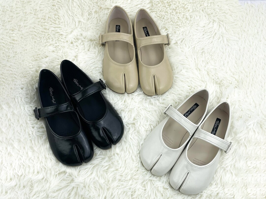 Tabi Split-toe Shoes, Split-toe Mary Janes, Women Tabi Ballet Shoes ...