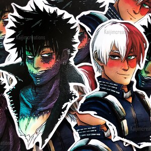 Todoroki Brothers Stickers - Etsy