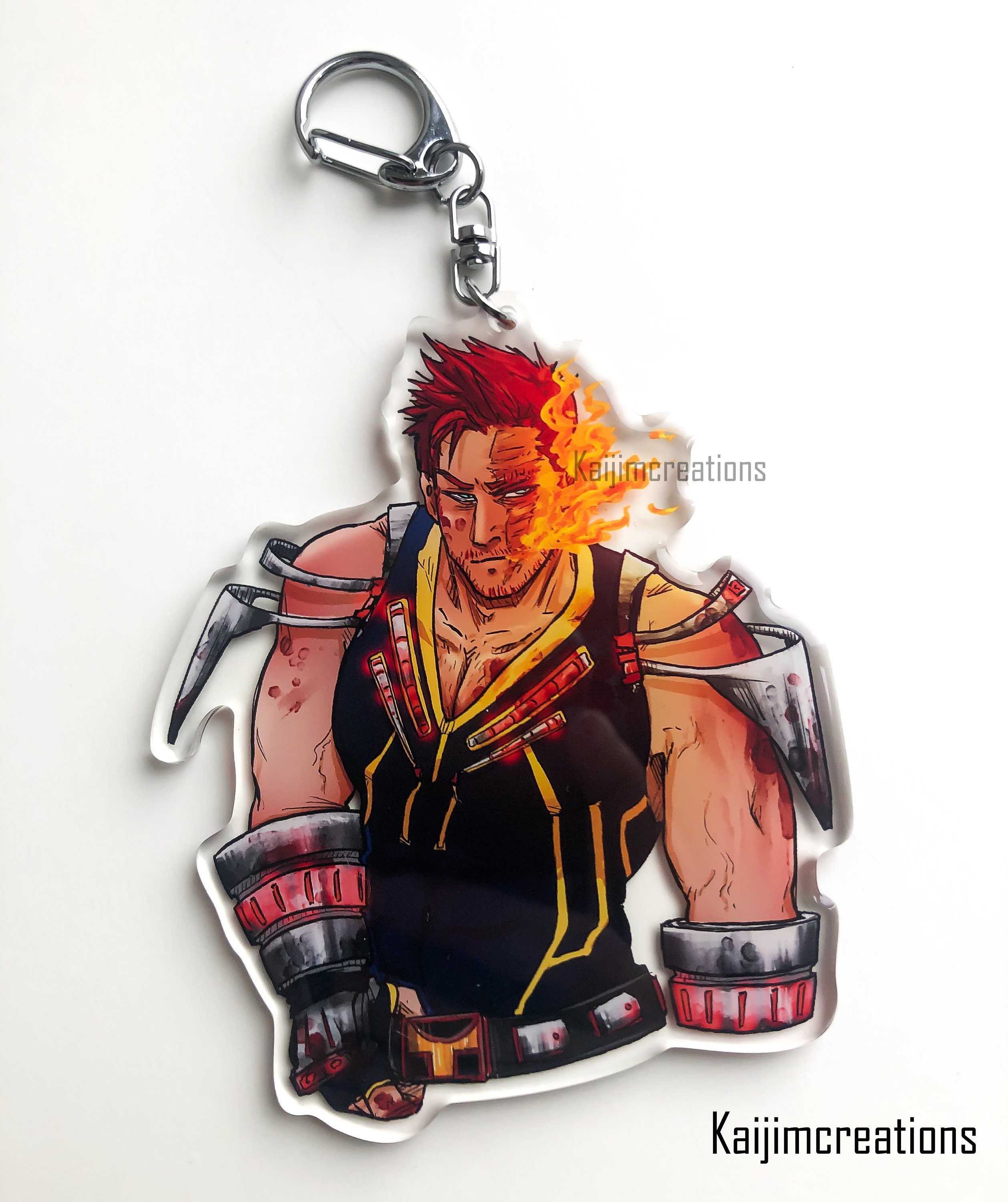 Hero&villain Swap Keychains hawks Shigaraki Endeavor and - Etsy Australia