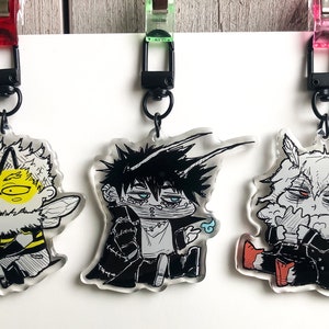 Cockroach Dabi Bee Hawks Moth Shigaraki KEYCHAINS CHARMS - Etsy