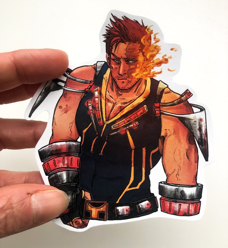 HERO&VILLAIN SWAP Stickers hawks Endeavor Shigaraki and - Etsy