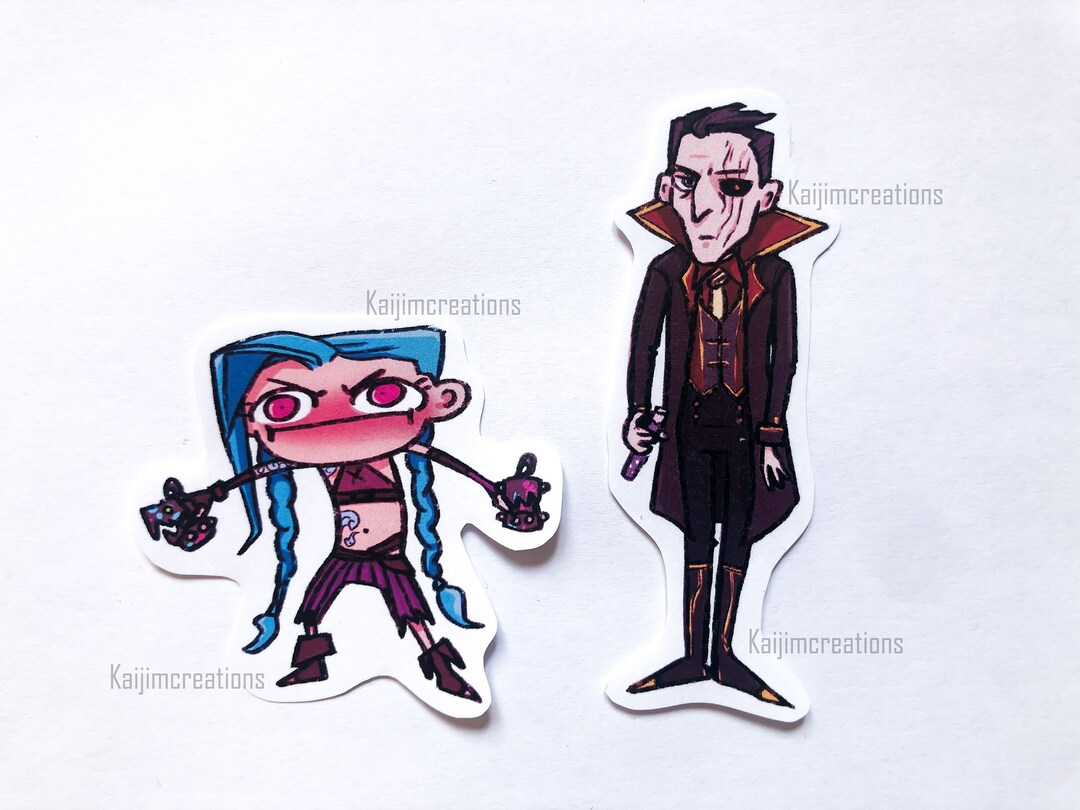 Jinx and Silco Stickers - Etsy