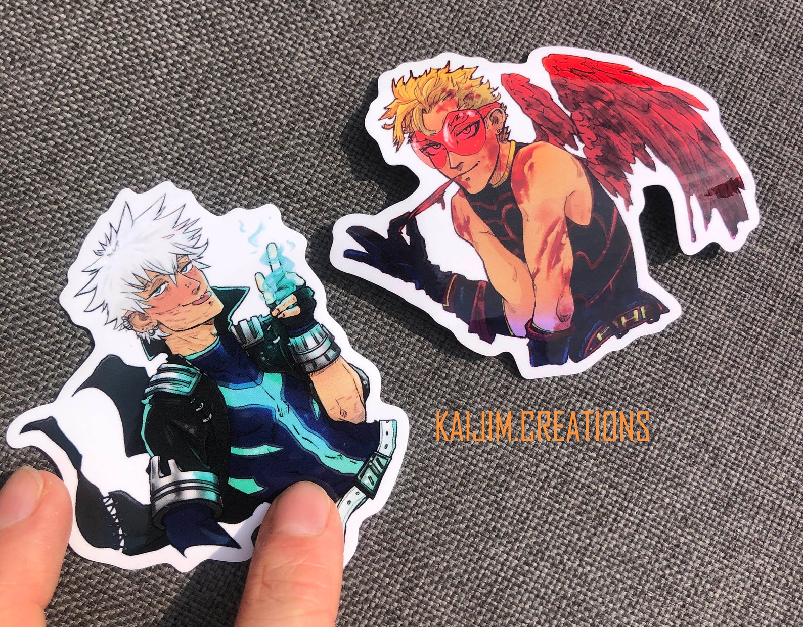 HERO&VILLAIN SWAP Stickers hawks, Endeavor, Shigaraki and Dabi / Touya ...